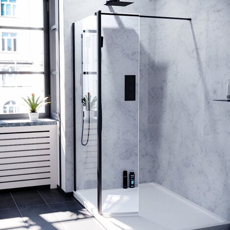 Samoa Glass Screen Flipper Return Panel for Walk-in Shower Enclosure ...