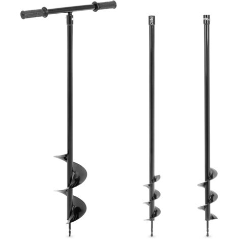 Handerdbohrer Erdbohrer Hand Pflanzbohrer Pfahlbohrer 3 Bohrer Ø 80 ...