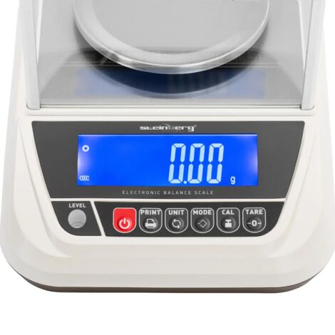 Präzisionswaage Feinwaage Grammwaage Laborwaage Windschutz LCD 2000 g ...