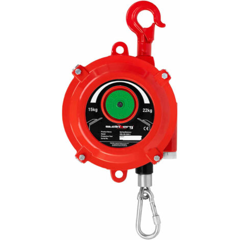 Balancer Federzug 15 - 22 kg Gewichtsausgleicher Spring Balancer Seil 1,5 m