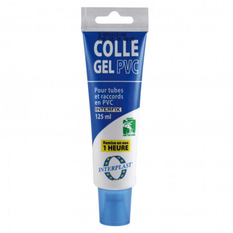 Colle gel PVC Interfix en tube 125ml - Fitt