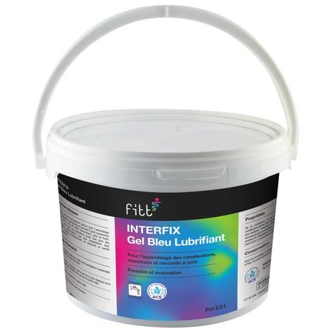 Gel bleu lubrifiant Interfix 2,5L - Fitt - Bleu