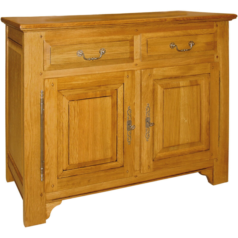 Buffet 2 portes 2 tiroirs en chêne massif - ACHELET