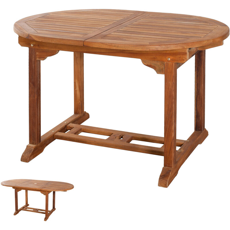 Table ovale extensible 120/180x90