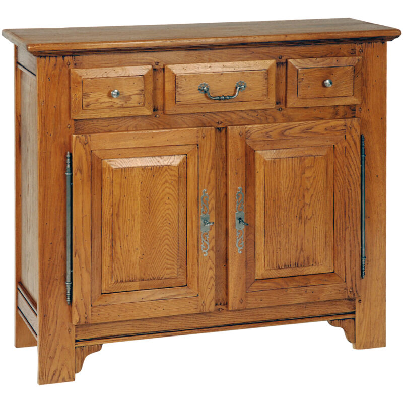 Buffet 2 portes 3 tiroirs en chêne massif - ACHELET