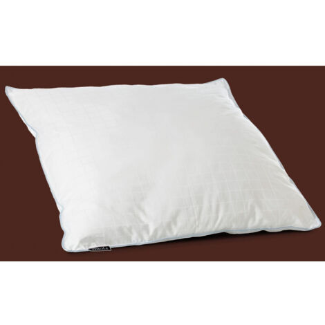 Oreiller extra plat en flocons 100% polyester - 50 x 70 cm