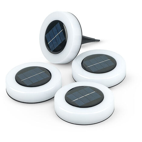 Garza - Pack 3+1 Balizas Solares LED, Luz Neutra 4000K, 8h de Autonomía ...
