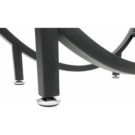 DanDiBo Kaminholzregal Innen Metall Schwarz Stehend Rund 60 cm ...