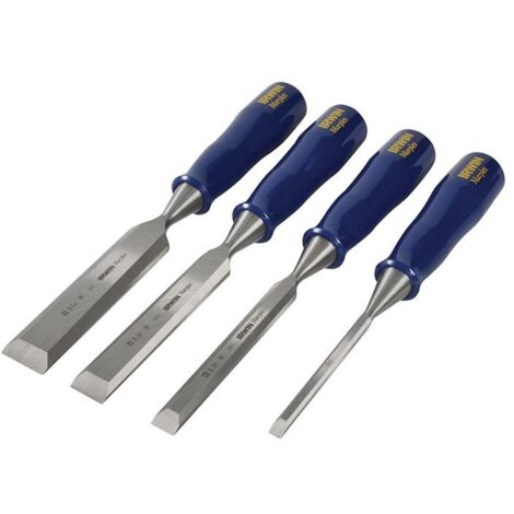 M444 Bevel Edge Chisel Blue Chip Handle Set of 4