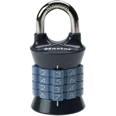 Tower 37mm Padlock 4-Digit Grey