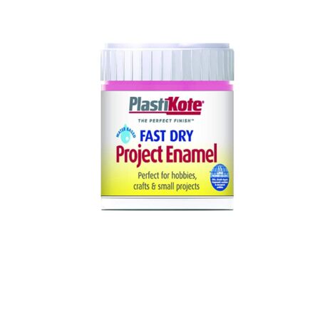 PlastiKote Fast Dry Enamel Paint 59ml Bottle Hot Pink Brush-On Enamel ...
