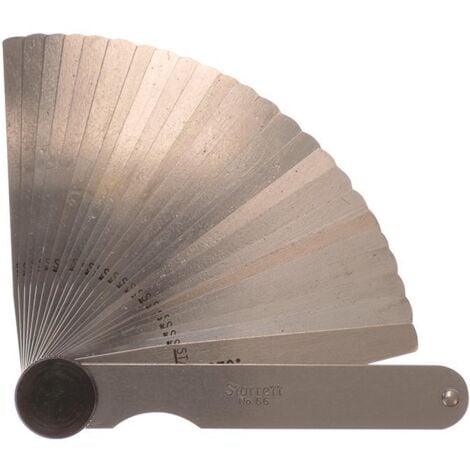 66T Feeler Gauge 26 Piece Set 0.0015-0.025in