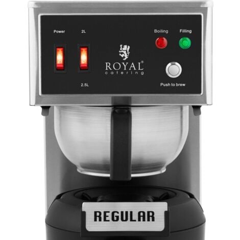 Machine à café filtre - Royal Catering - Volume : 2,5 l - Puissance ...