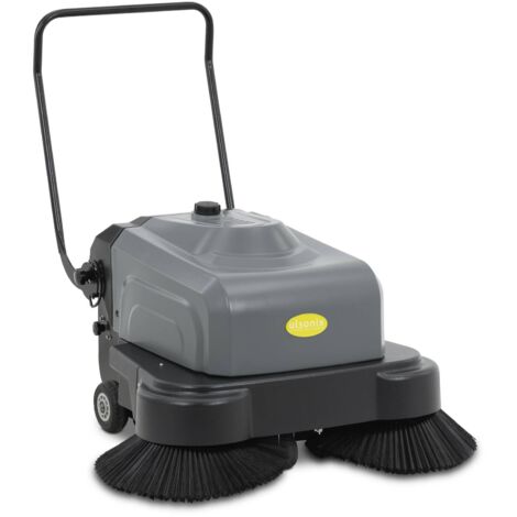 Balayeuse professionnelle sans fil 4 000 m²/h avec 2 brosses de 46 cm