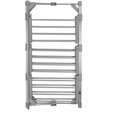 Tendedero Ropa Eléctrico con Calor 50-55°C 220W 3 Niveles Plegables ...