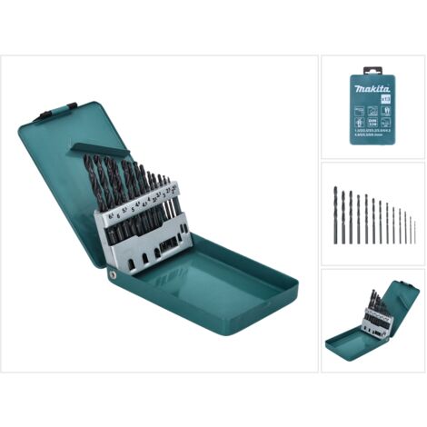 Makita D-54075 HSS-R Juego de brocas para metal - 13 piezas. DIN 338 118