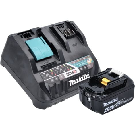 Makita Power Source Kit 18 V con 1x BL 1840 B batería 4,0 Ah ( 197265-4 ) + DC 18 RE Multi ...