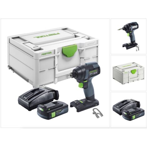 Festool TID 18-Basic llave de impacto sin cable 18 V 180 Nm 1/4" + 1x ...