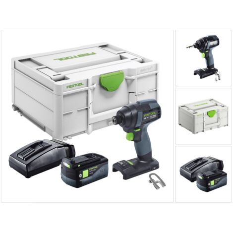 Festool TID 18-Basic llave de impacto sin cable 18 V 180 Nm 1/4" + 1x ...
