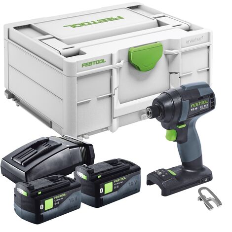 Festool TID 18-Basic llave de impacto sin cable 18 V 180 Nm 1/4" + 2x ...