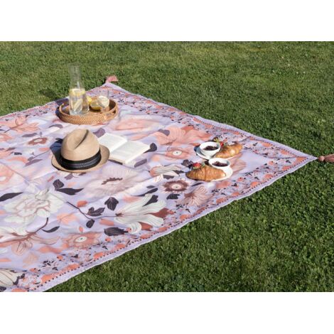 Picknickdecke TUFKI 150 x 200 cm Purpur