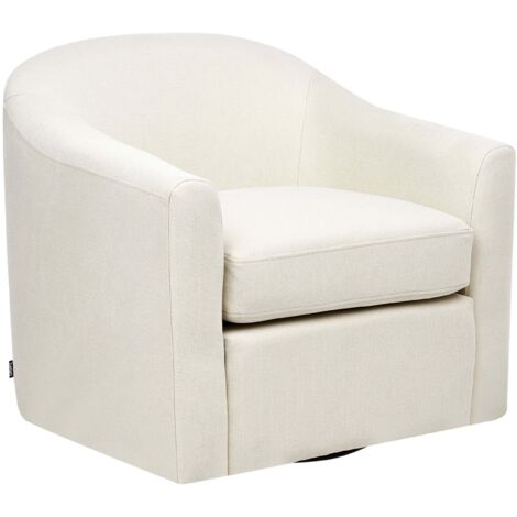 Drehsessel MAGNOR Stoff Hellbeige