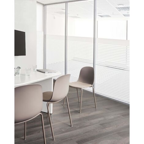 Konferenzstuhl 2er Set DORR Taupe