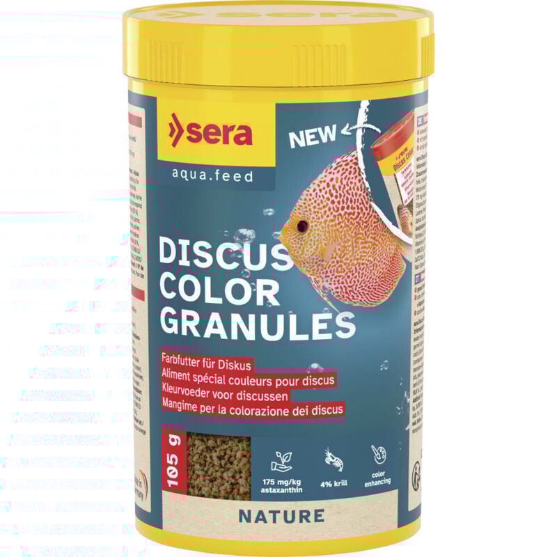 Sera Fischfutter Discus Color Granules 250 ml Granulat