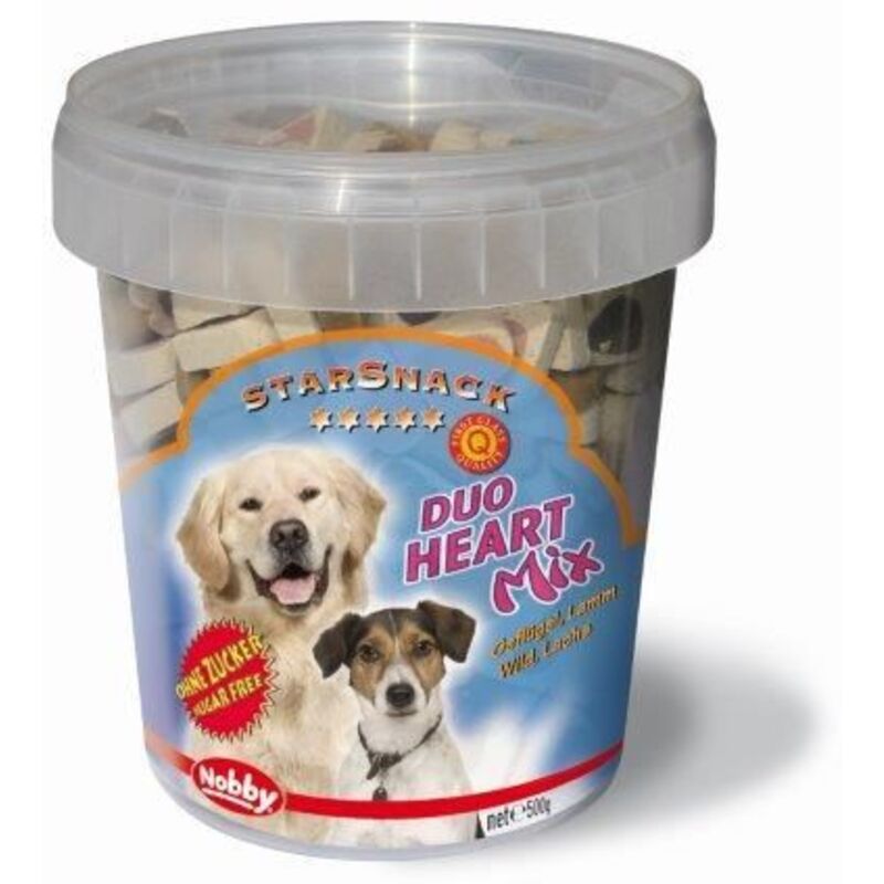 Nobby StarSnack Duo Heart Mix 500 g Soft Snack