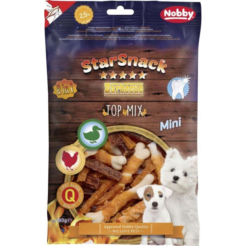 Nobby StarSnack Barbecue MINI Top Mix ca. 180 g Soft Snack