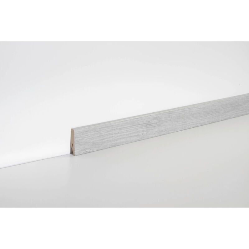 Classen Clip-Fußleiste 240 cm 58 x 19 mm Eiche Terra Sockelleiste