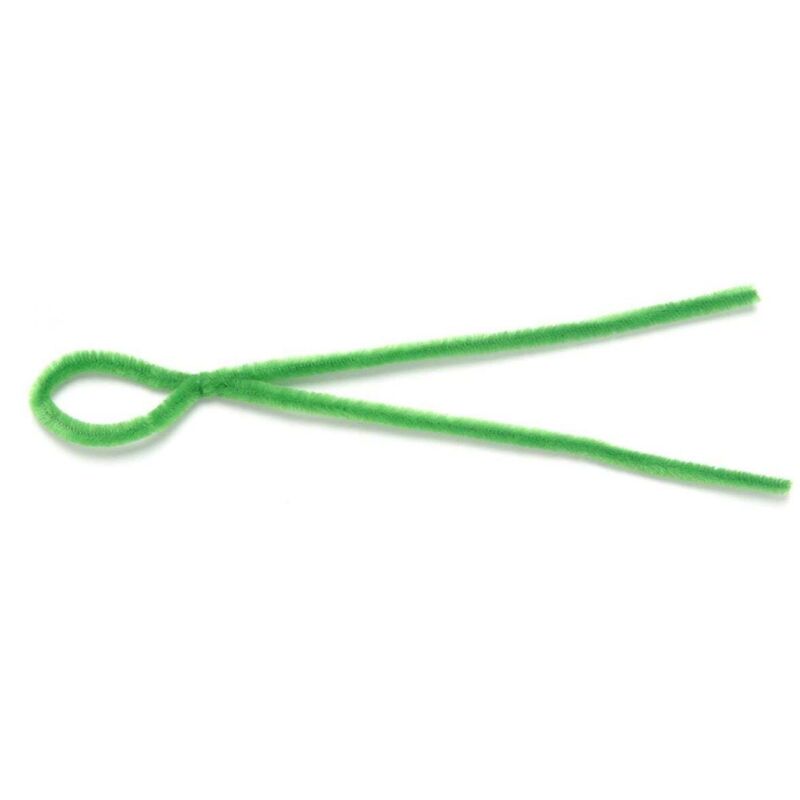 Glorex Biegeplüsch grasgrün 10 Stück Bastelmaterial