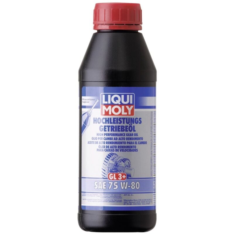 Liqui Moly Hochleistungs-Getriebeöl (GL3+) SAE 75W-80 500 ml ...