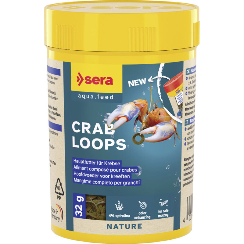 Sera Krebsfutter Crab Loops 100 ml Fischfutter