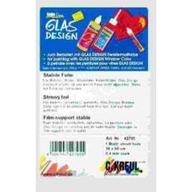 Kreul Window Color Stabile Folie 35 x 50 cm 35 x 50 cm Bastelfarben