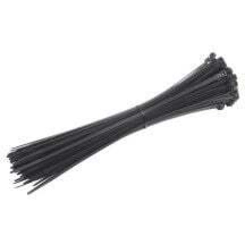 Kabelbinder 2,5 x 120 mm, Nylon, 50 Stück, schwarz Kabelbinder