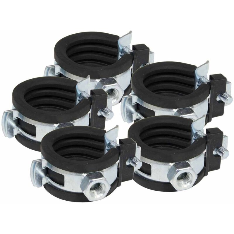 Cornat Rohrschellen mit Schallschutzeinlage Stahl/Gummi, verzinkt, ø 28 ...