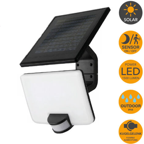 Solar Außenfluter Floodlight 8 W, 800 lm, mit Bewegungssensor Flutlicht