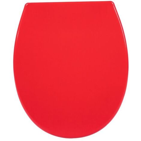 Primaster WC-Deckel mit Absenkautomatik Rot Toilettensitz Toilettendeckel