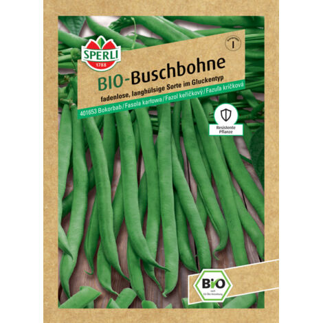 Sperli BIO Buschbohne lang Gemüsesamen