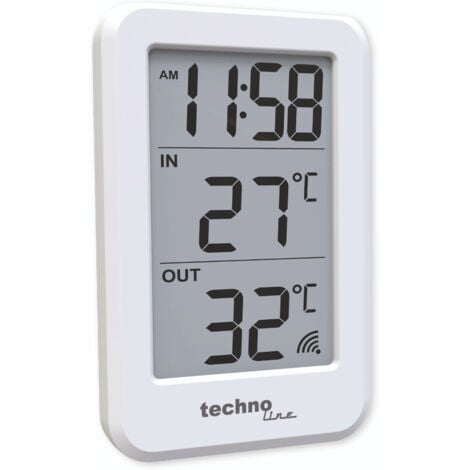 Technoline Temperaturstation WS9172 weiß Wetterstation Thermometer