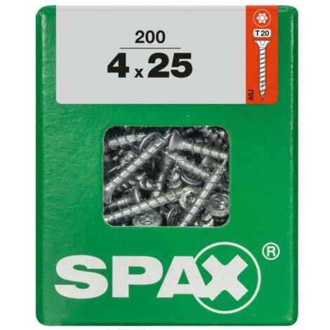 Spax 4x25 Universal Senkkopf T-STAR plus VGW WIROX A9J 4x25 L 200
