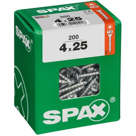 Spax 4x25 Universal Senkkopf T-STAR plus VGW WIROX A9J 4x25 L 200
