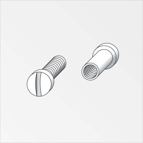 alfer Hülsenmutter-Set M3 x 4,6-7 mm Mutter Gewindehülse