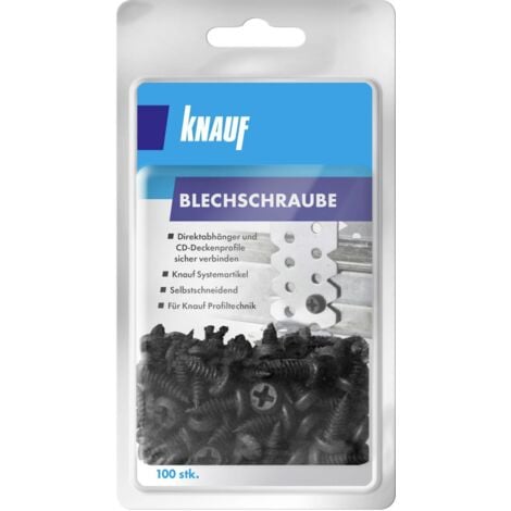 Knauf Blechschraube LN 3,5 x 9 mm Deckenabhängung Ausbau 100 Stück
