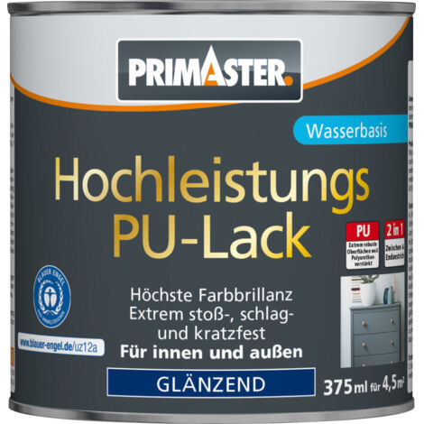 Primaster Hochleistungs PU-Lack 375ml 2in1 Hellelfenbein Glänzend Acryllack