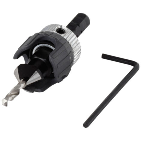 Wolfcraft Vorbohrer- Senkbohrer Ø 3,2 x 12 mm mit Tiefenstopp Bohrer ...