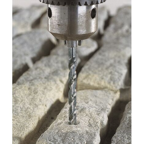 Wolfcraft Steinbohrer HM 7737010 Ø 8 mm Rundschaft Steinbohrer
