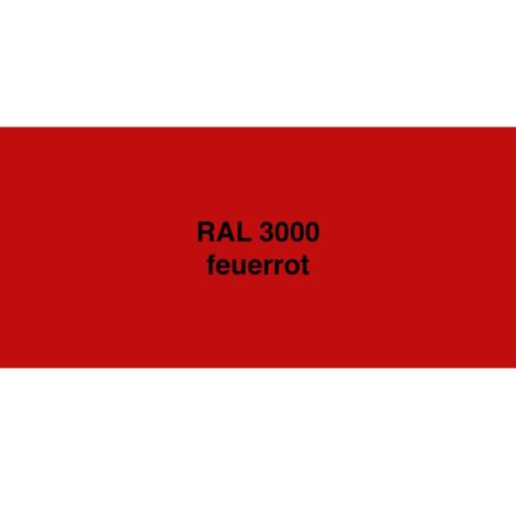 Primaster PU Lack RAL 3000 feuerrot 750 ml für Innen- und Außen hoch ...
