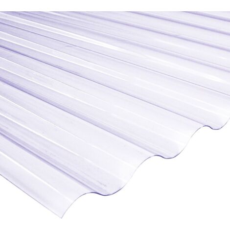 Salux PVC Wellplatte Platte Lichtplatten 76/18 Klar 120 x 80cm Innen ...